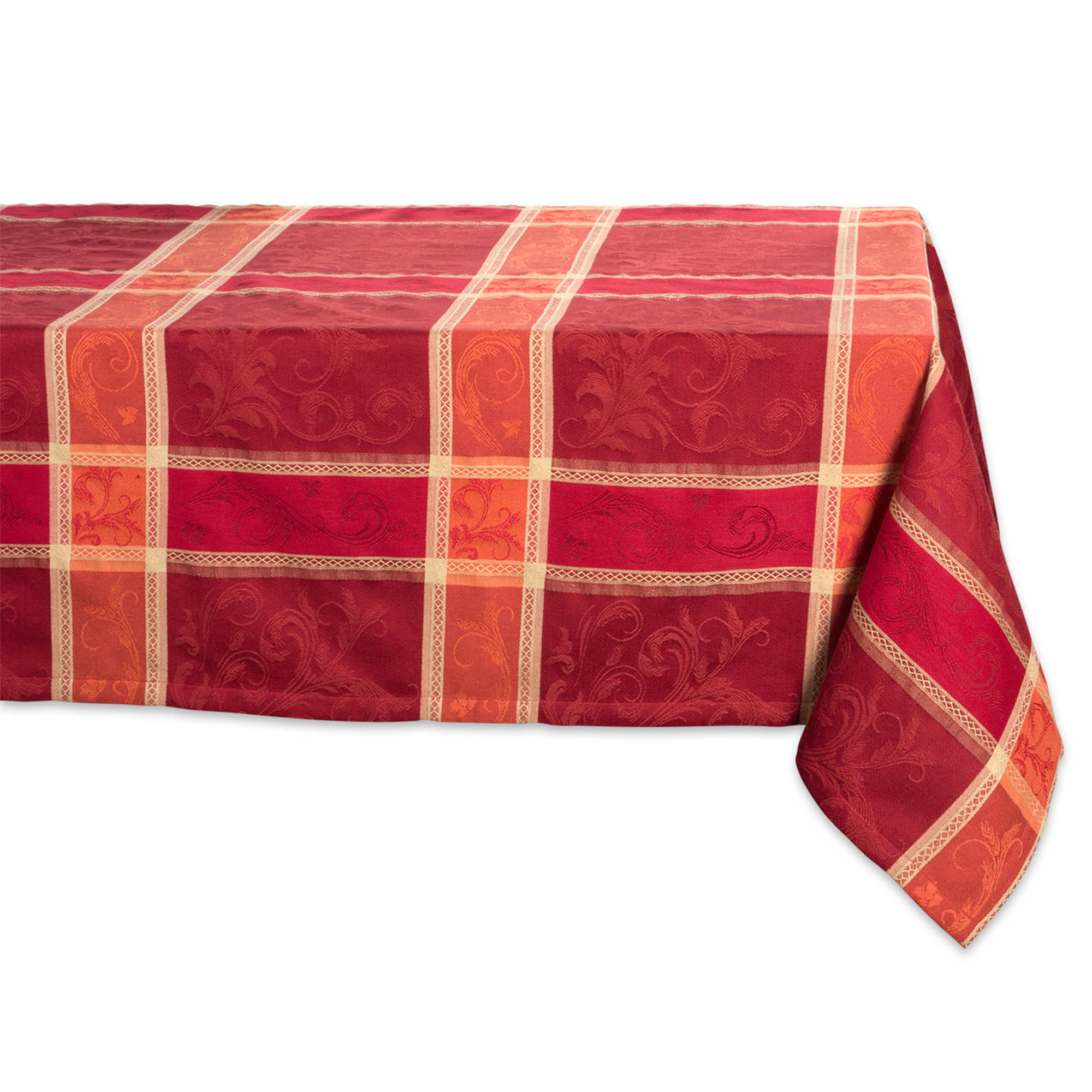 DII 60x120" Rectangular Cotton Tablecloth, Harvest Wheat - Perfect for ...