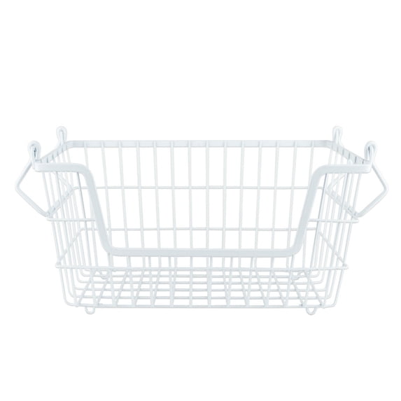 DII Metal Wire Mesh Stackable Utility Storage Bin, Small Rectangle ...