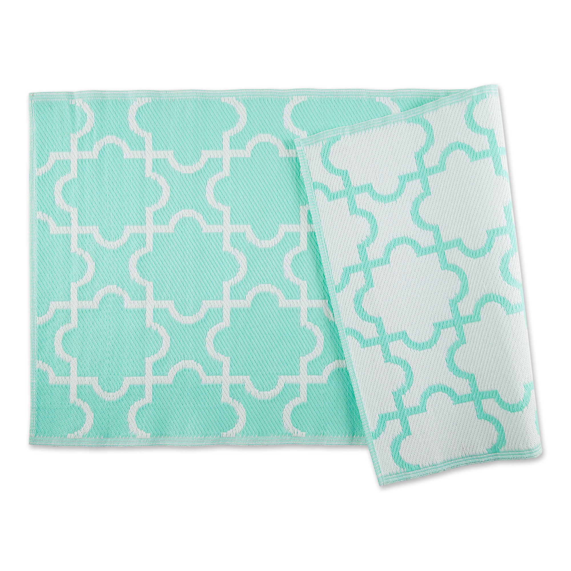 DII Aqua Lattice Outdoor Floor Runner 3x6 Ft - Walmart.com