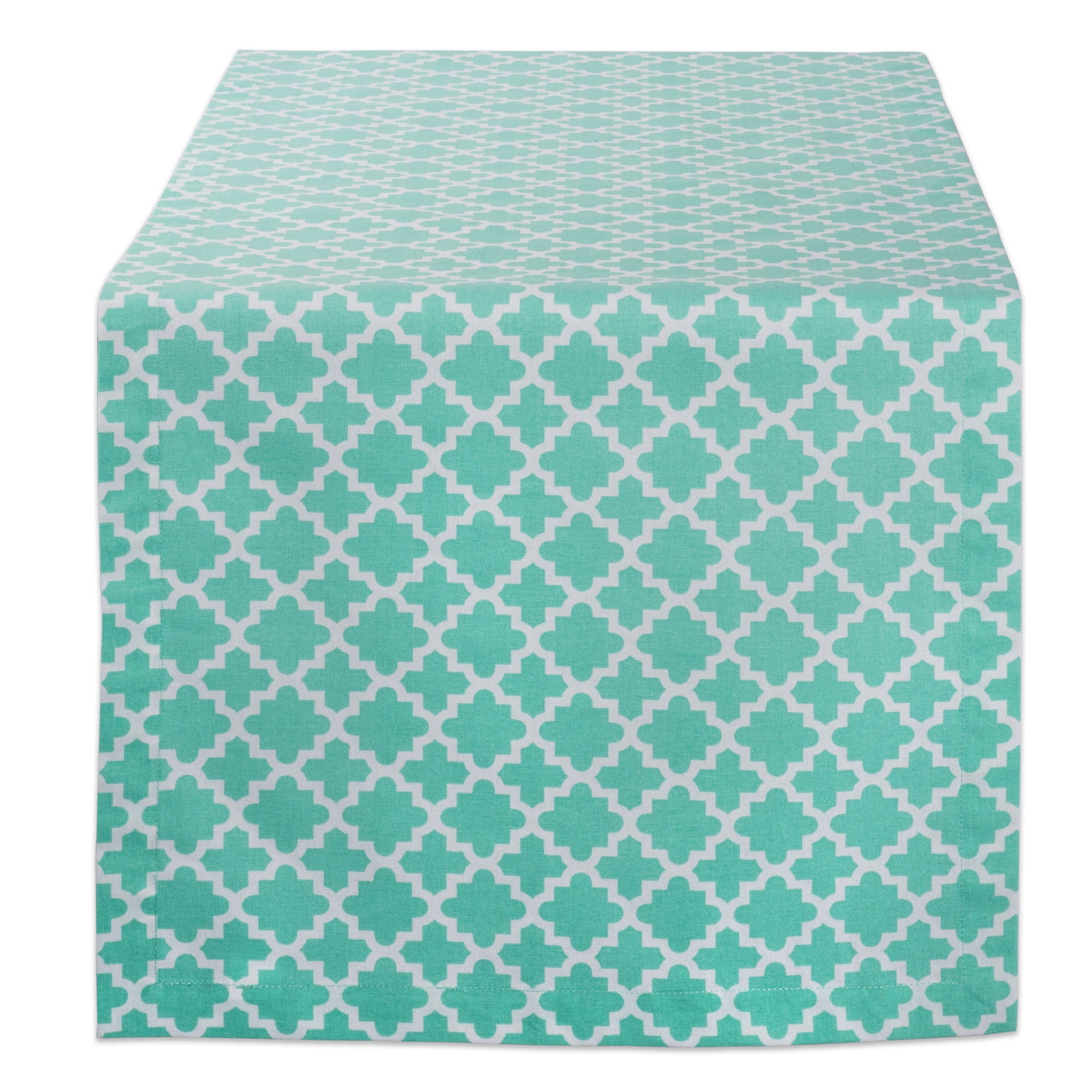 DII Aqua Lattice Table Runner, 72 x 14", 100% Cotton - Walmart.com