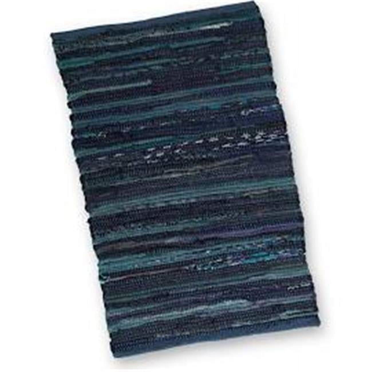 DII Blue Chindi Rug, Blue, Cotton - Walmart.com