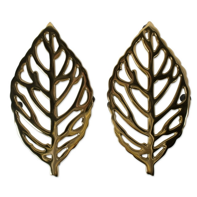 DII Cast Iron Leaf Trivet with Rubber Pegs for Hot Dishes, Kitchen or ...