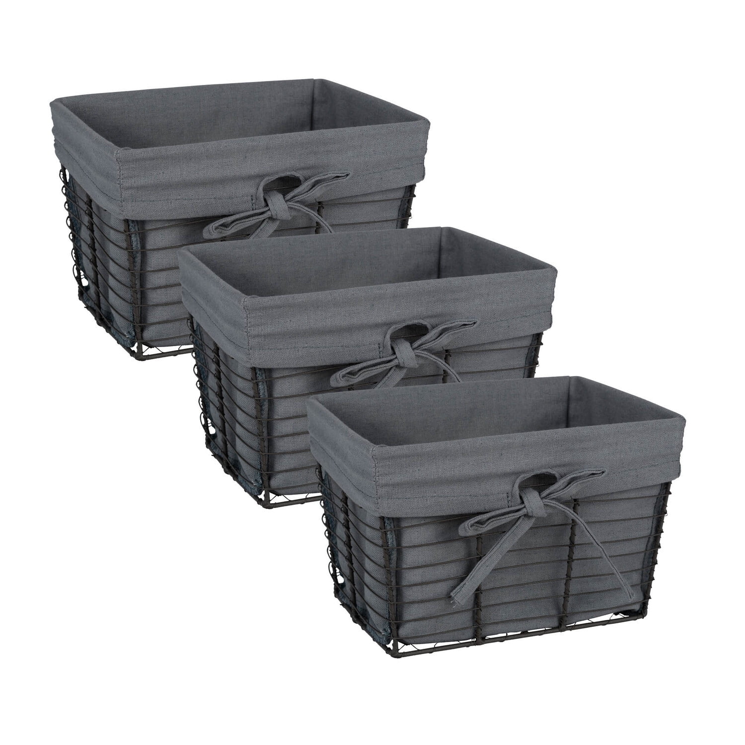 Set of 3 Vintage Gray Liner Home Essentials and Collectibles Small ...