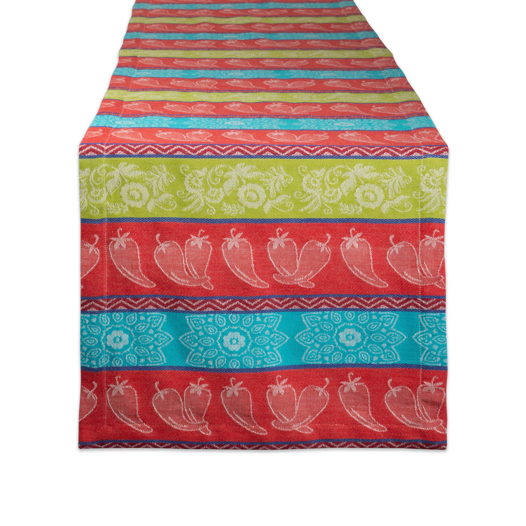 DII Chili Pepper Jacquard Table Runner, 72 x 14", 100% Cotton - Walmart.com