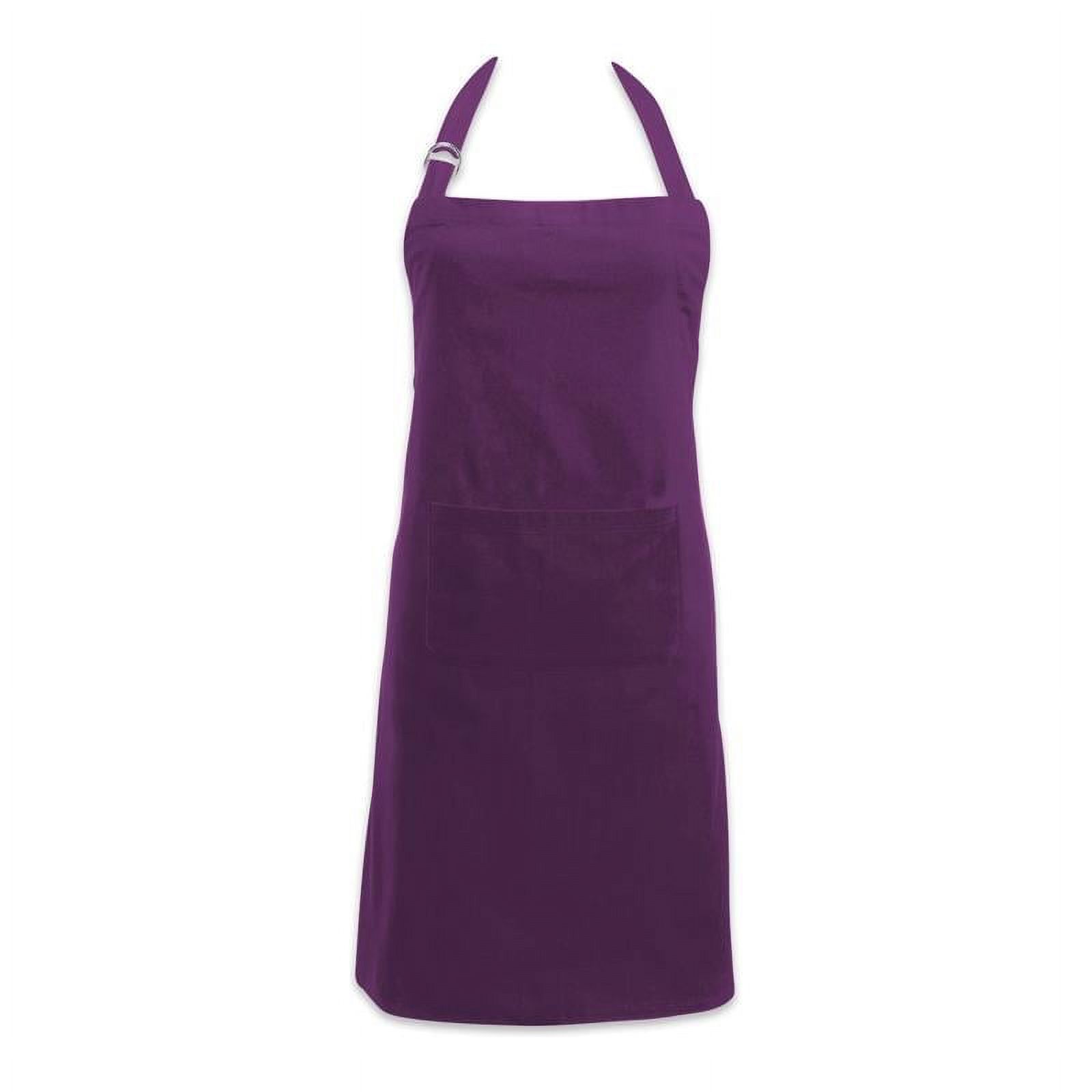 DII Chino Chef Kitchen Apron, 32"x28", 100% Cotton, Multiple Colors ...