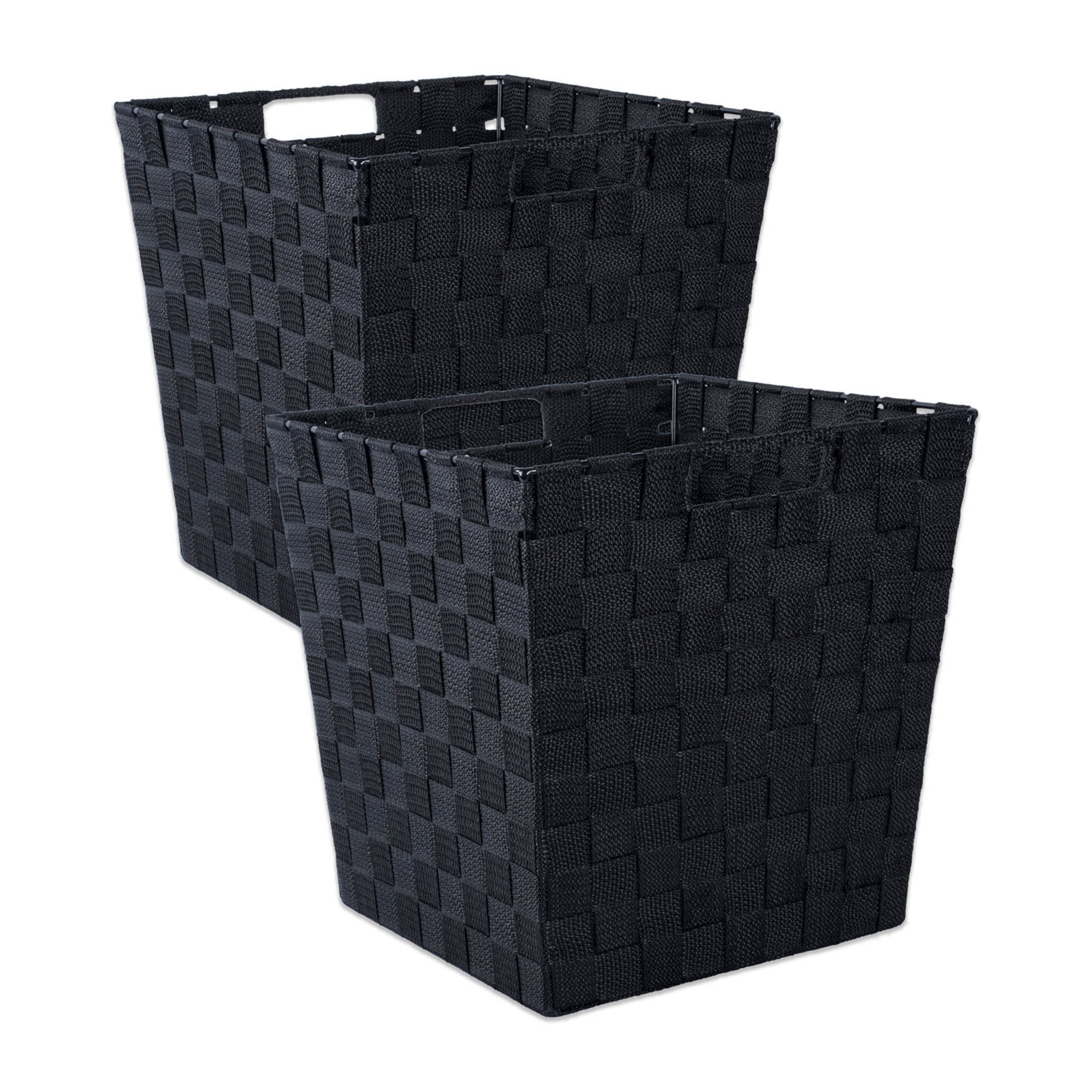 DII Durable Trapezoid Woven Nylon Storage Bin or Basket for Organizing ...