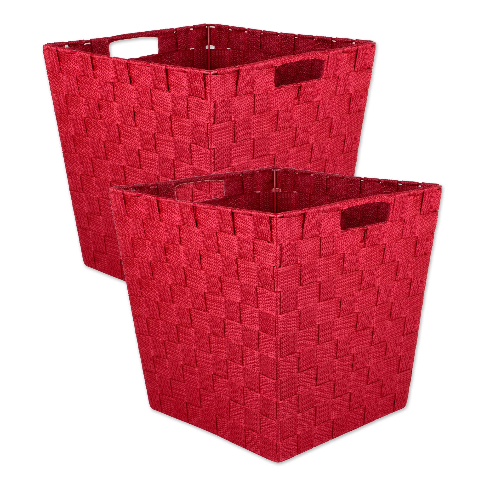 DII, Durable Trapezoid Woven Storage Basket, 12 7/8 x 12 7/8 x 10.5 ...