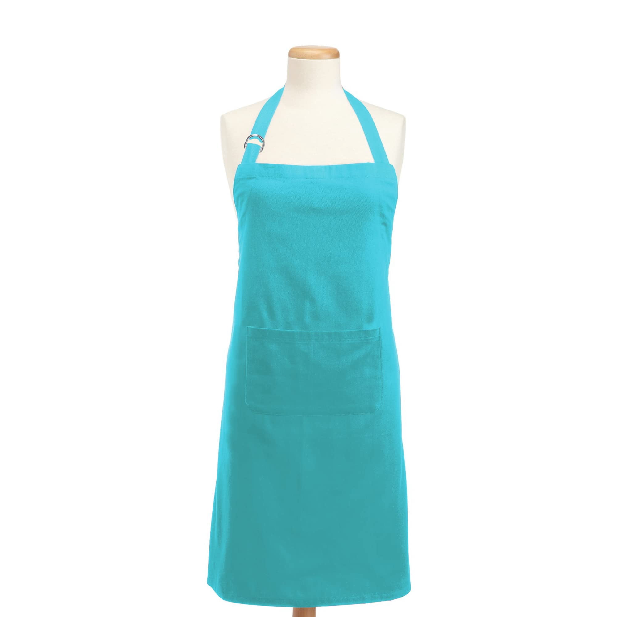 DII Everyday Basic Kitchen Collection, Chef Apron, Aqua - Walmart.com