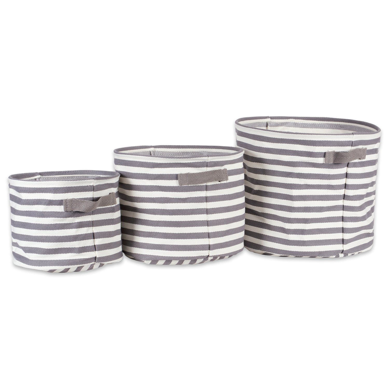 DII Laundry Storage Collection Cabana Stripe Collapsible and Waterproof ...