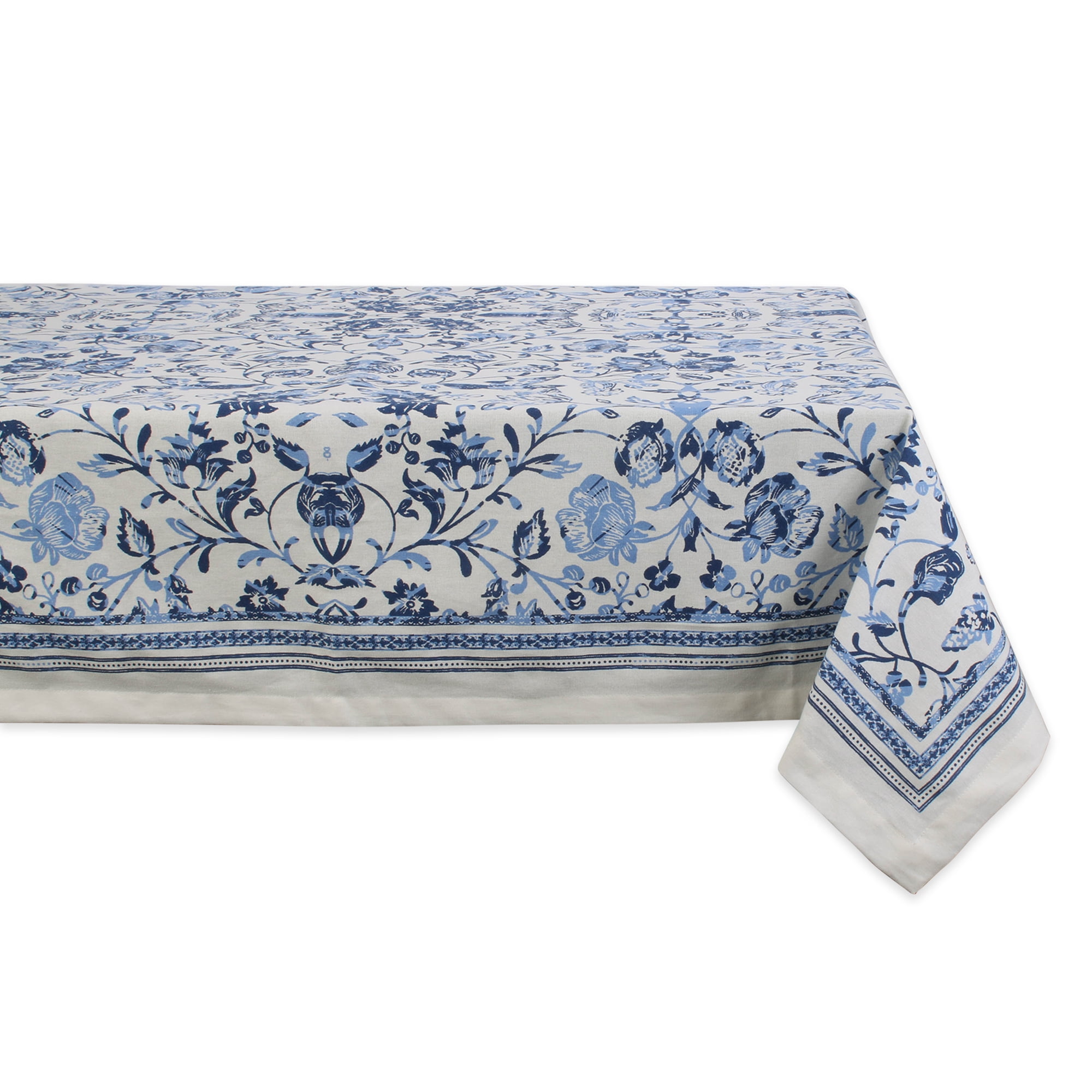 Design Imports CAMZ11592 52 x 52 in. Madiera Print Tablecloth - Walmart.com