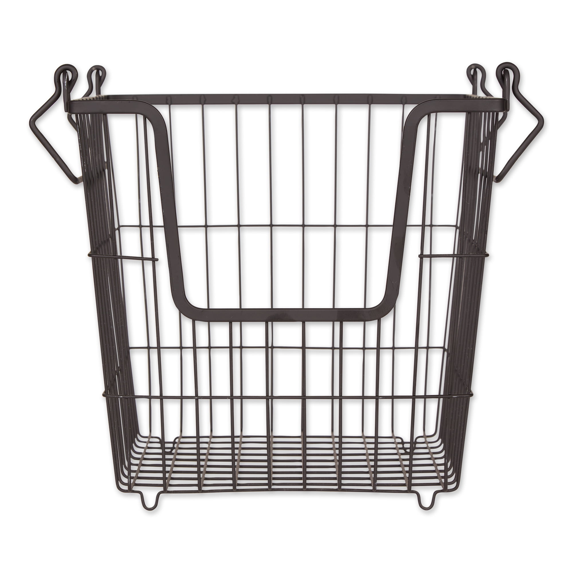 DII Metal Wire Mesh Stackable Utility Storage Bin, Large, 11x11x11 ...