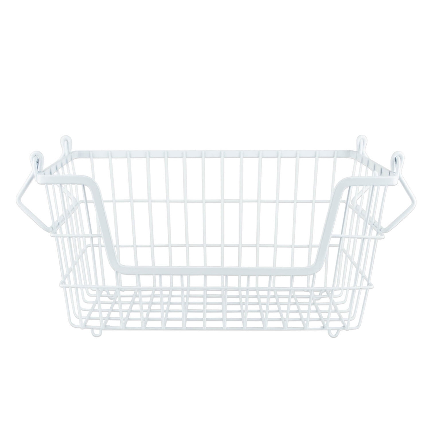 DII Metal Wire Mesh Stackable Utility Storage Bin, Small Rectangle ...