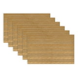 DII Metallic Copper Pvc Basketweave Placemat (Set of 6) - Walmart.com