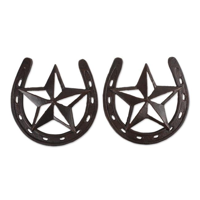 DII Modern Cast Iron Western Star Trivets in Brown (Set of 2) - Walmart.com
