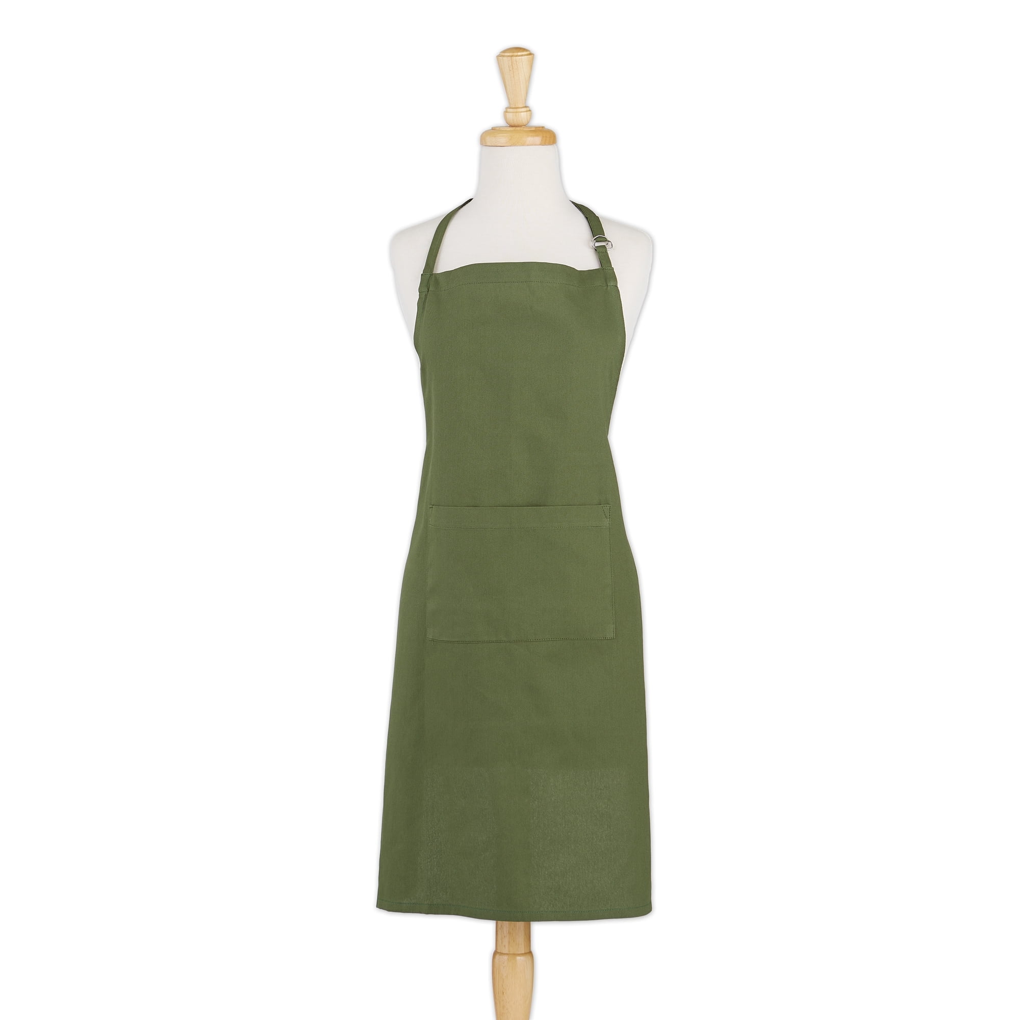 DII Modern Style 100 Percent Cotton Chino Chef Apron in Sage Green ...