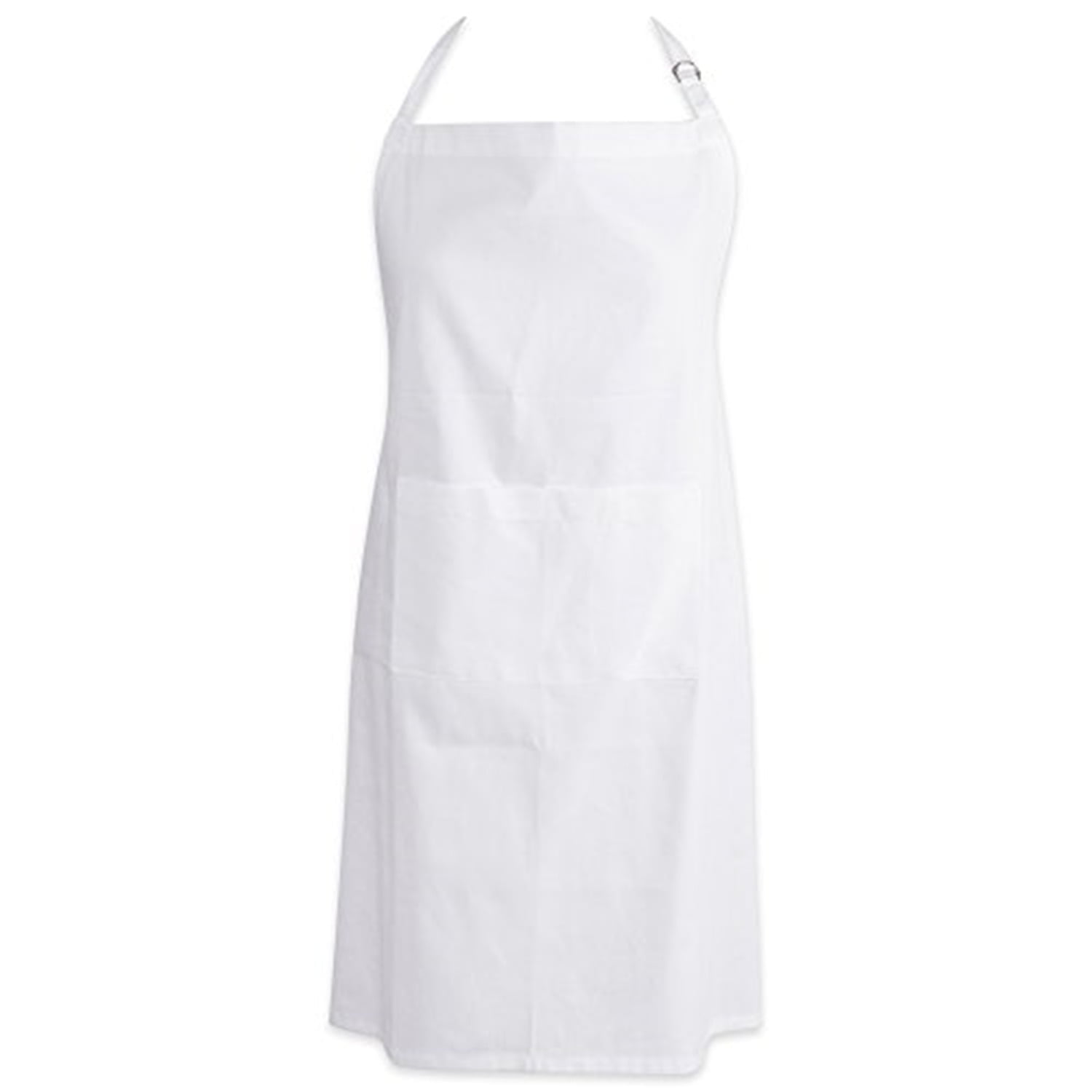 DII Modern Style 100 Percent Cotton XL Chef Apron in White Finish ...