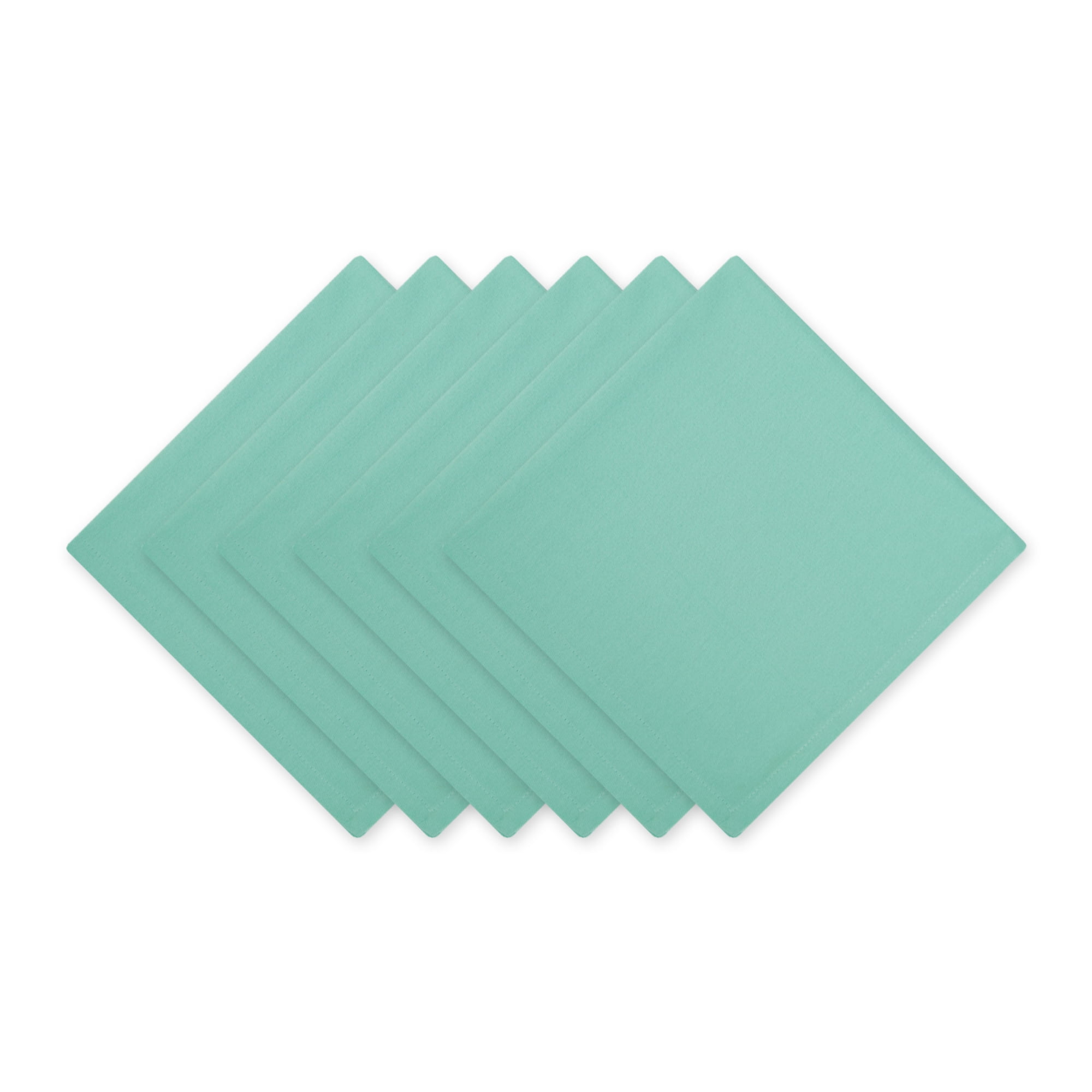 Solid Light Aqua Napkin (Set of 6) - Walmart.com