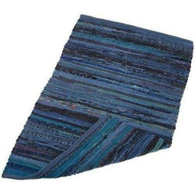 DII Multi Nautical Blue Rag Rug - Walmart.com