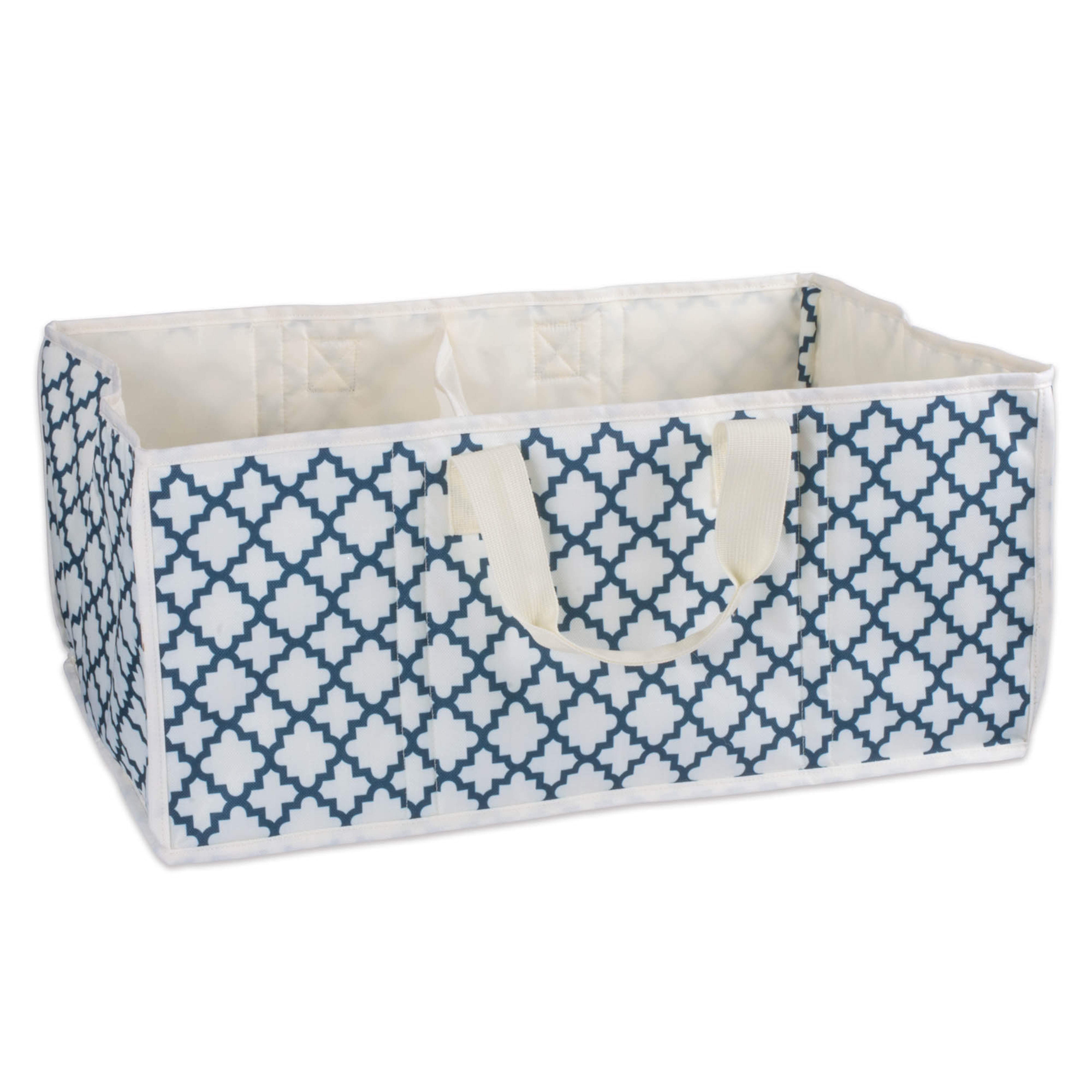 DII Multi-Purpose Two Compartment Storage Tote, Small, Navy - Walmart.com
