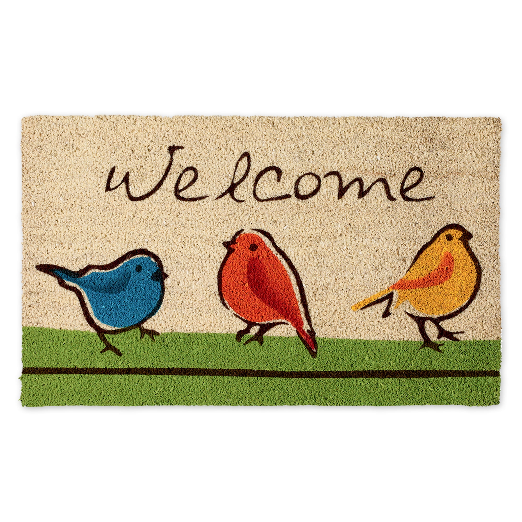 DII Natural Coir Doormat, 17x29", Outdoor Welcome Mat - Walmart.com