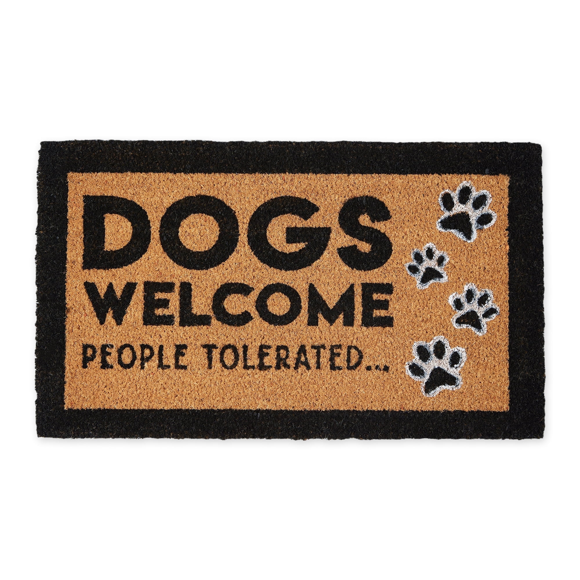 DII Natural Coir Welcome Mat, 17x29", Outdoor Front Entrance Home ...