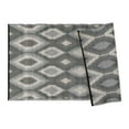 DII Reversible Indoor/Outdoor Ikat Woven Rug, 3x6', Black - Walmart.com