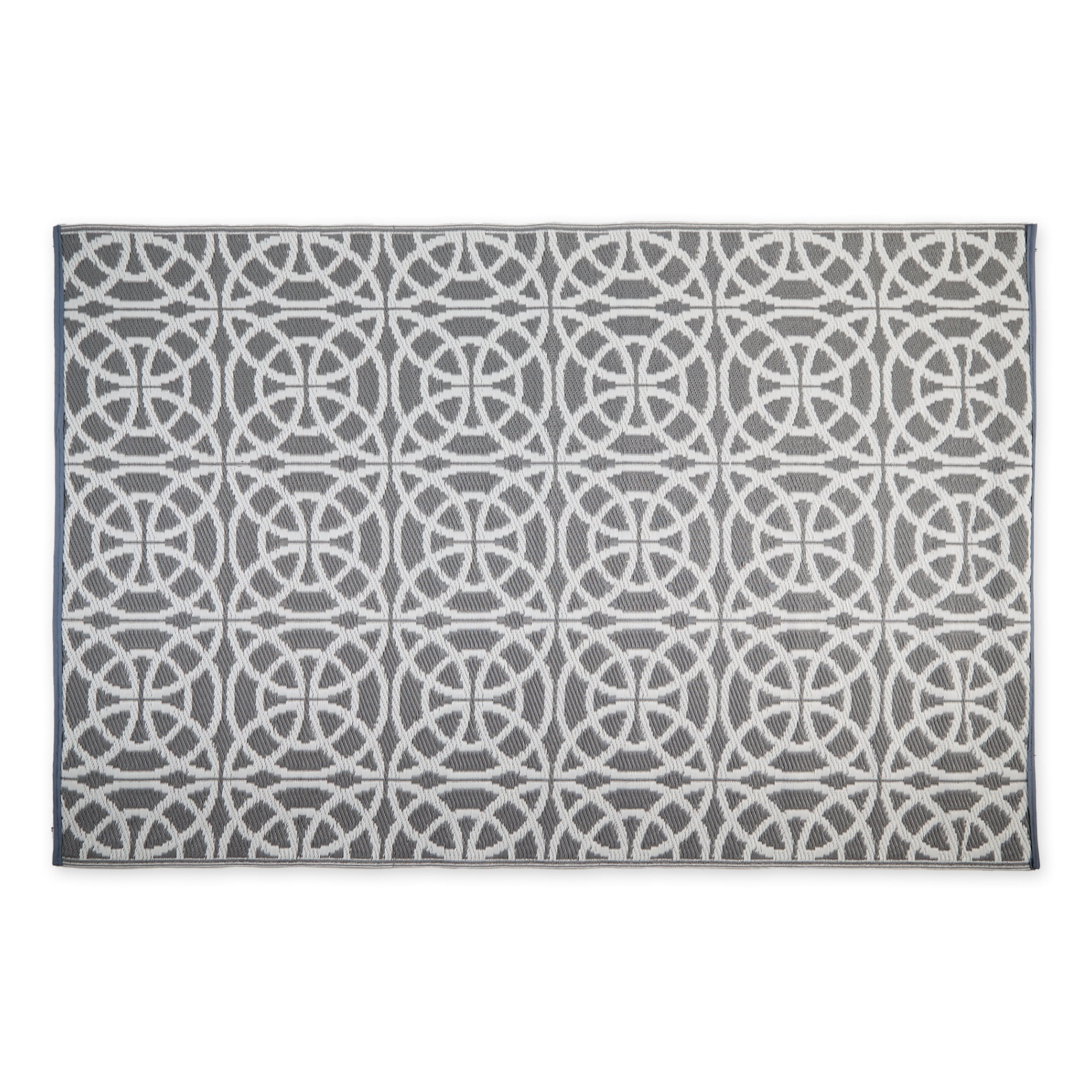 DII Gray Infinity Circle Outdoor Rug - Walmart.com