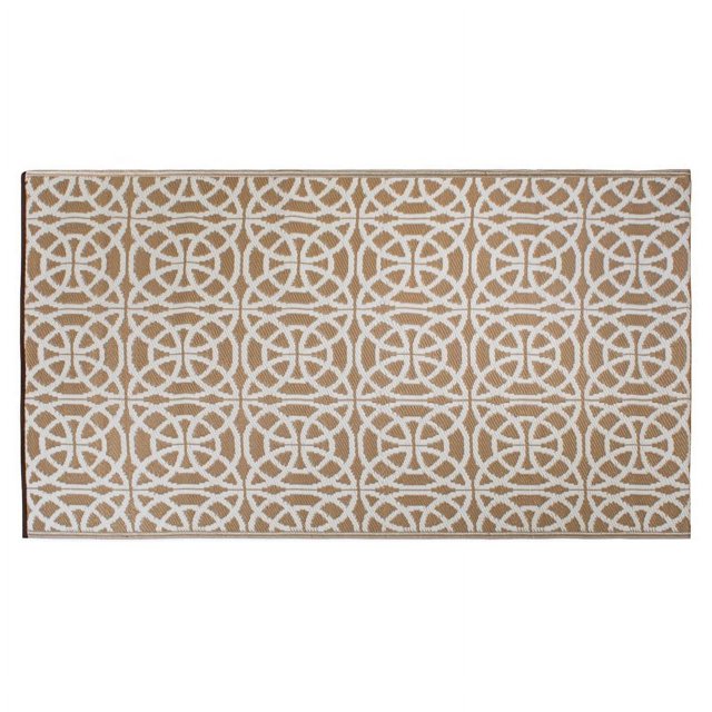 DII Reversible Indoor/Outdoor Infinity Circle Woven Rug, 4 x 6', Taupe ...