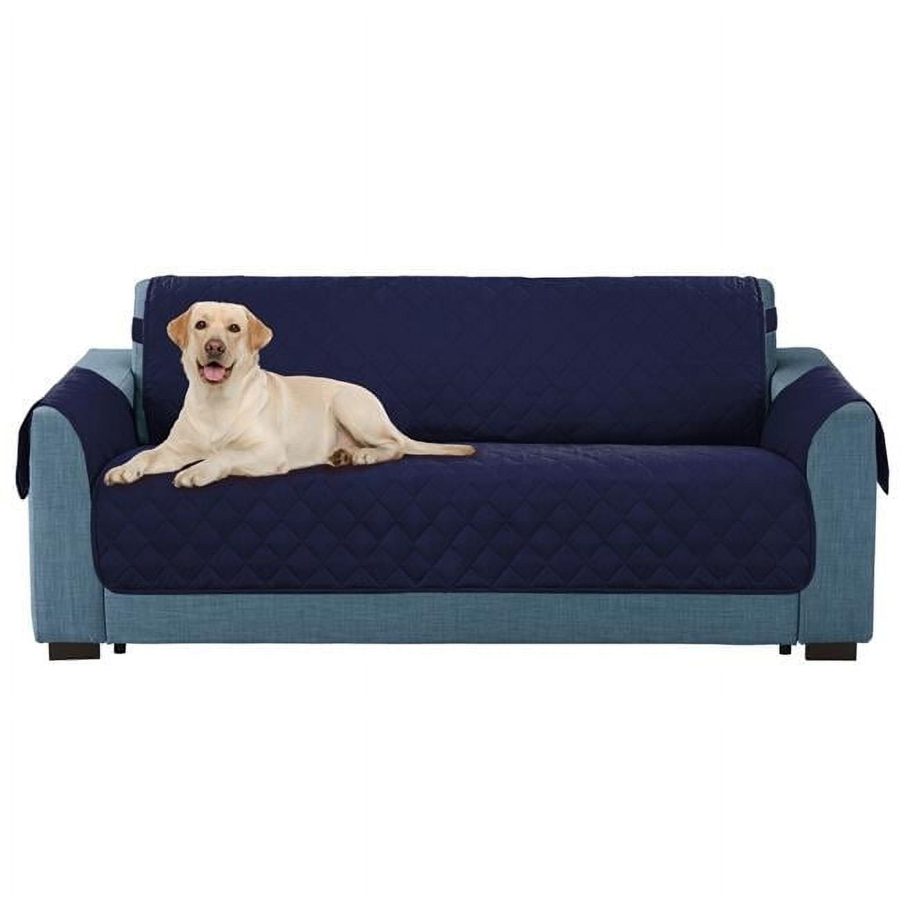 DII Reversible Loveseat Cover, Navy - Walmart.com