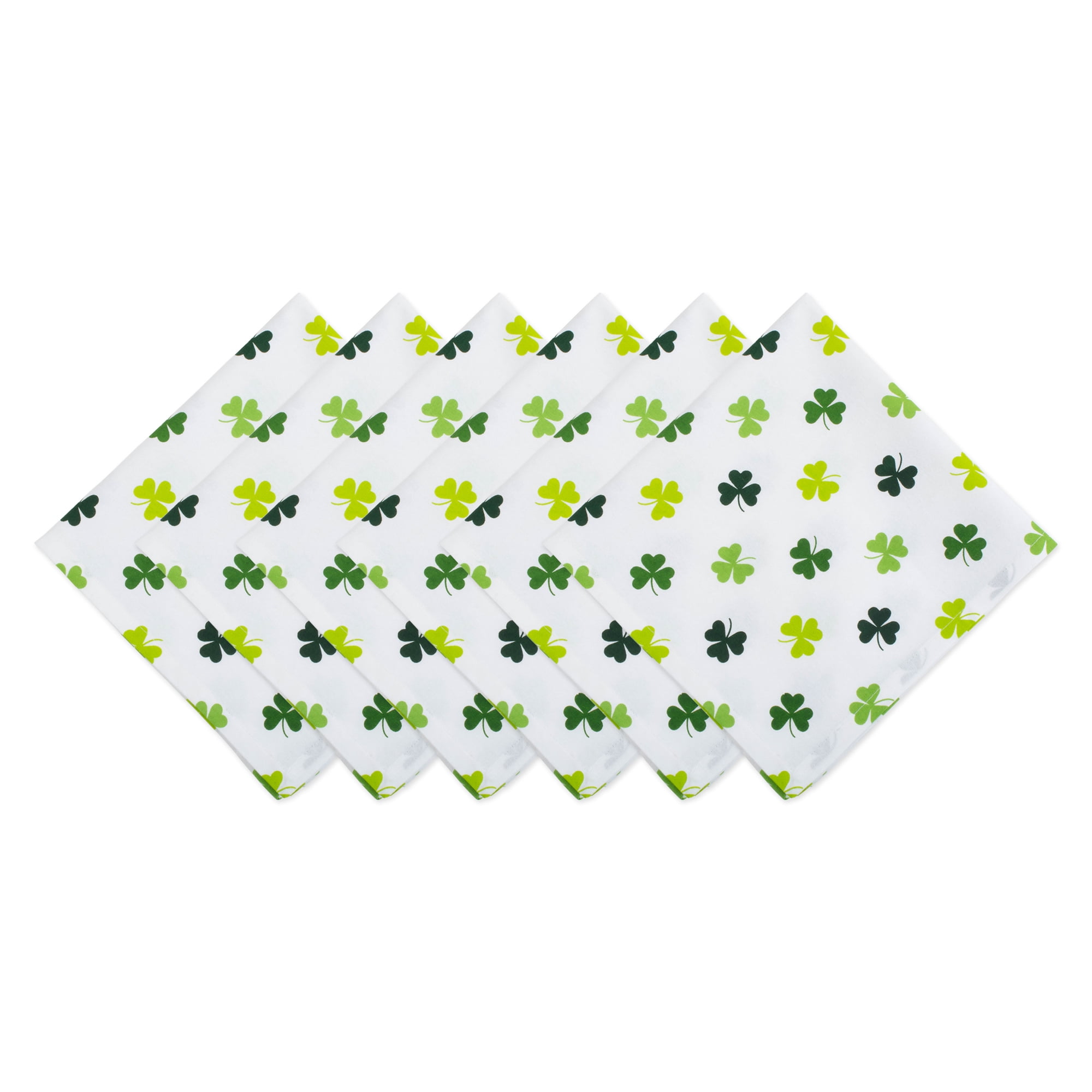 DII Shamrock Shake Print Napkin (Set of 6), 20x20", 100% Cotton ...