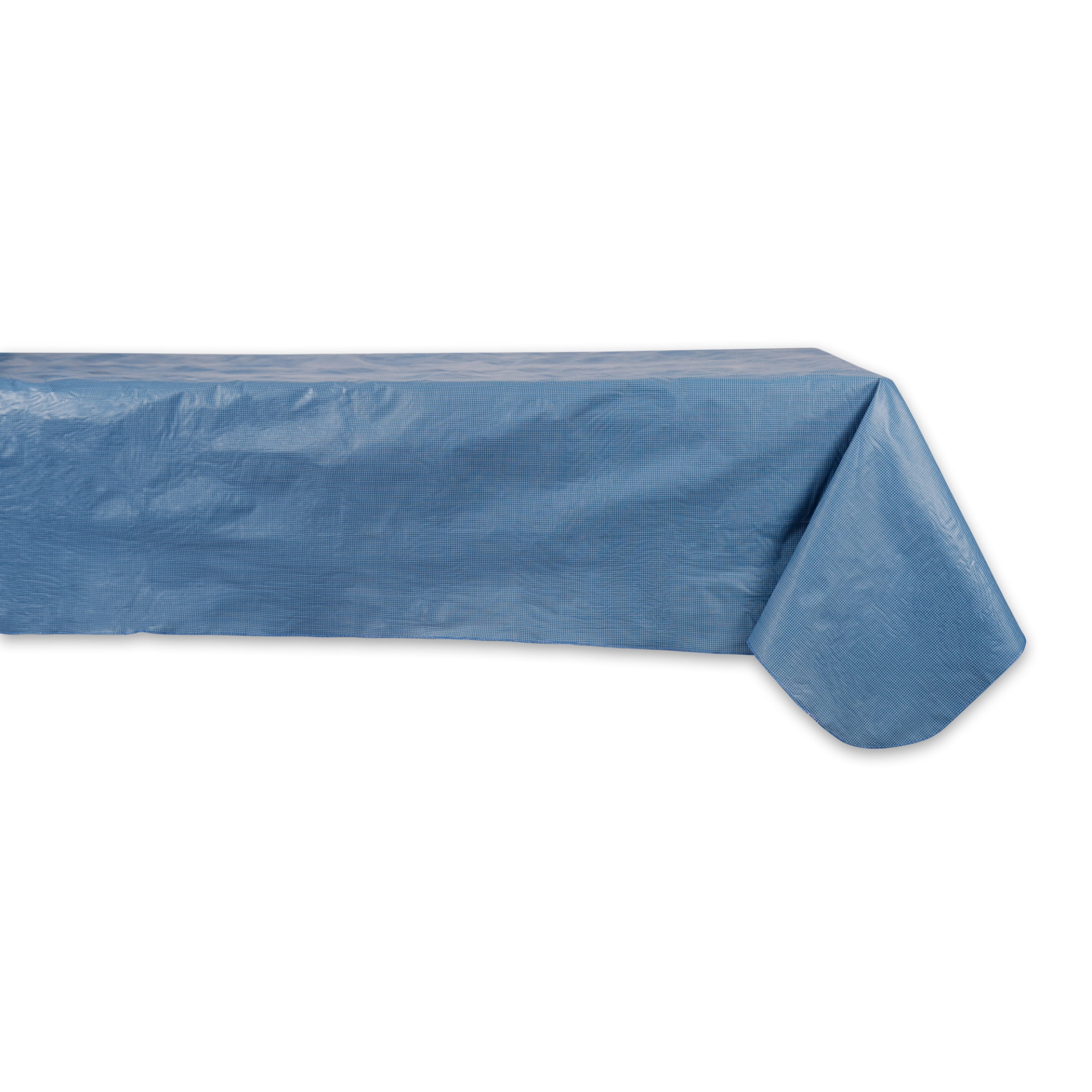 DII Solid Blue Vinyl Outdoor Printed Tablecloth, 60x102" - Walmart.com