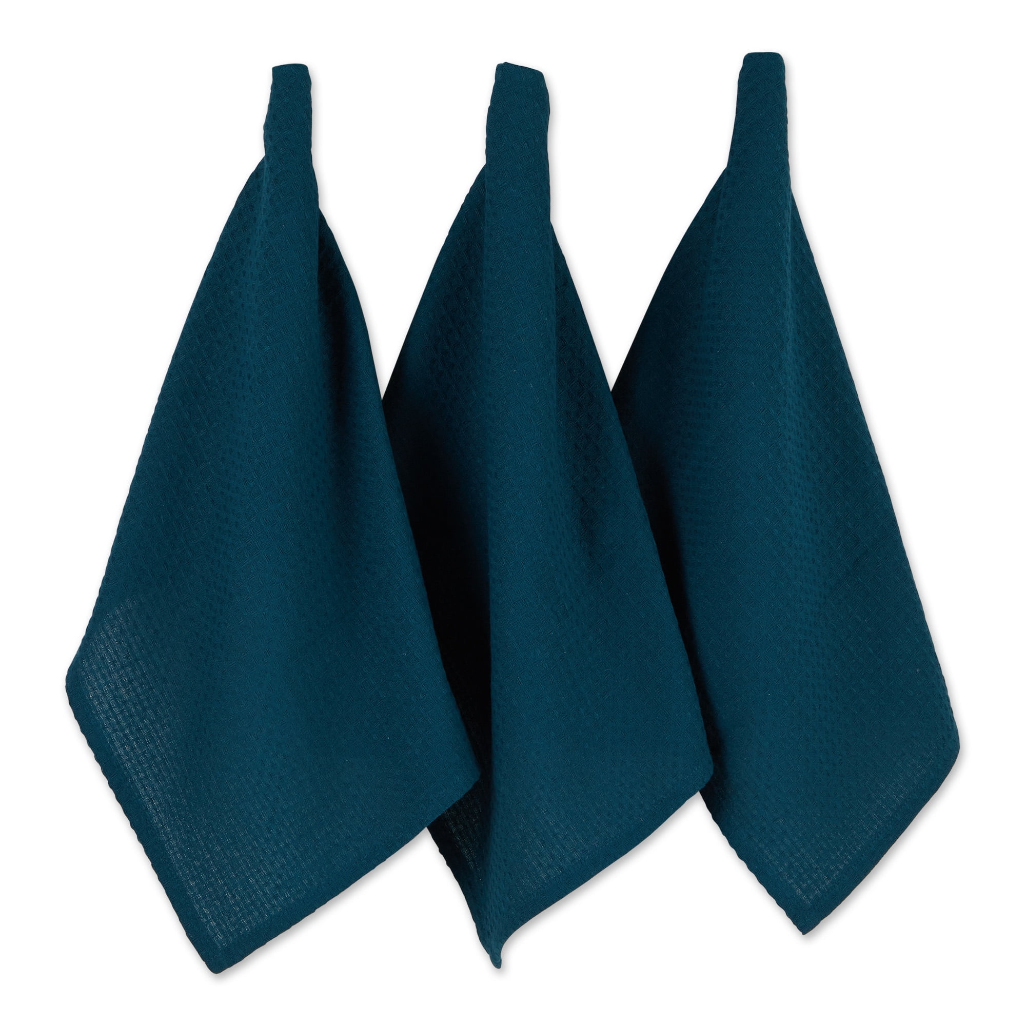 DII Teal Green Recycled Cotton Waffle Dishtowel (Set of 6) - Walmart.com