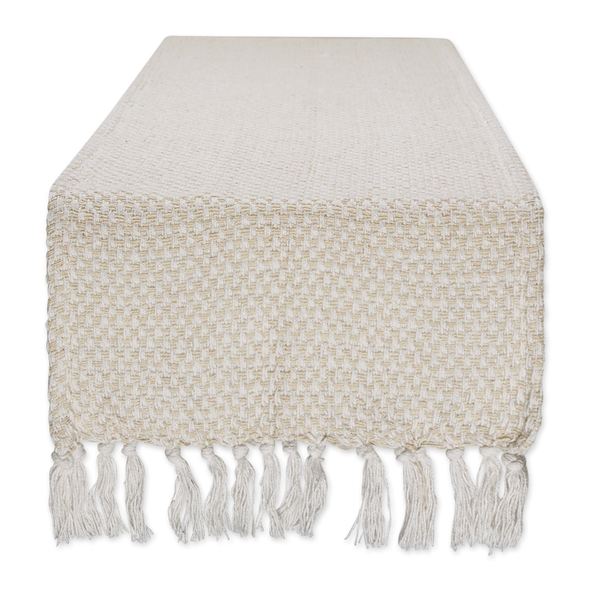 DII Textured Cotton Table Runner, Natural, 15"W x 72"L - Walmart.com