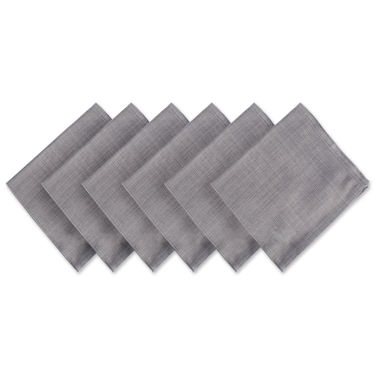 DII Variegated Gray Napkin (Set of 6), 20x20", 100% Cotton - Walmart.com