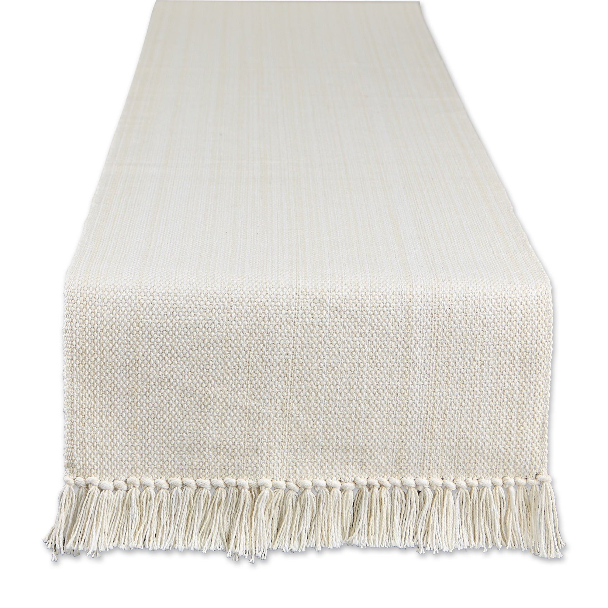 DII Variegated Taupe Fringe Table Runner - Walmart.com