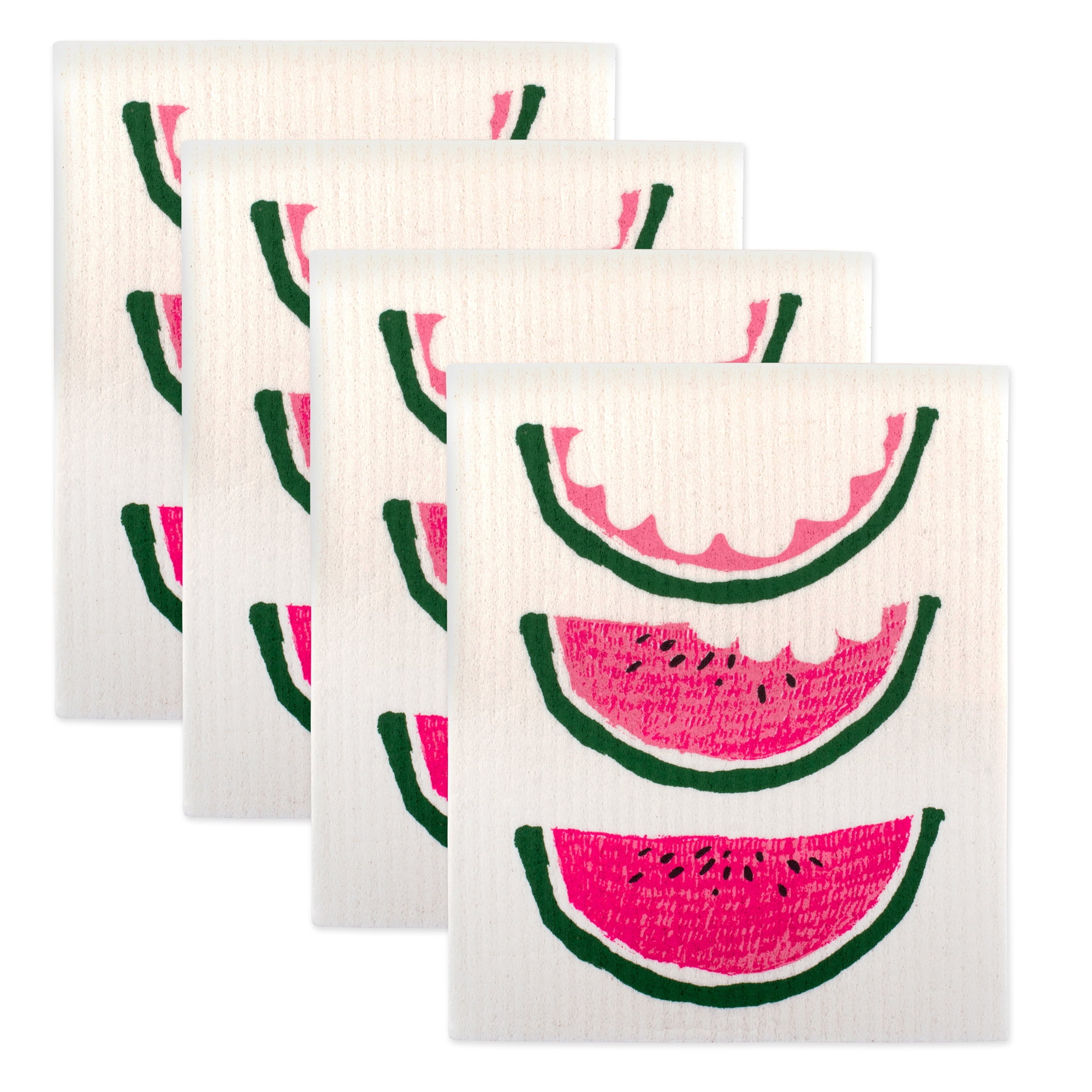 DII Watermelon Swedish Dishcloth (Set of 4) - Walmart.com