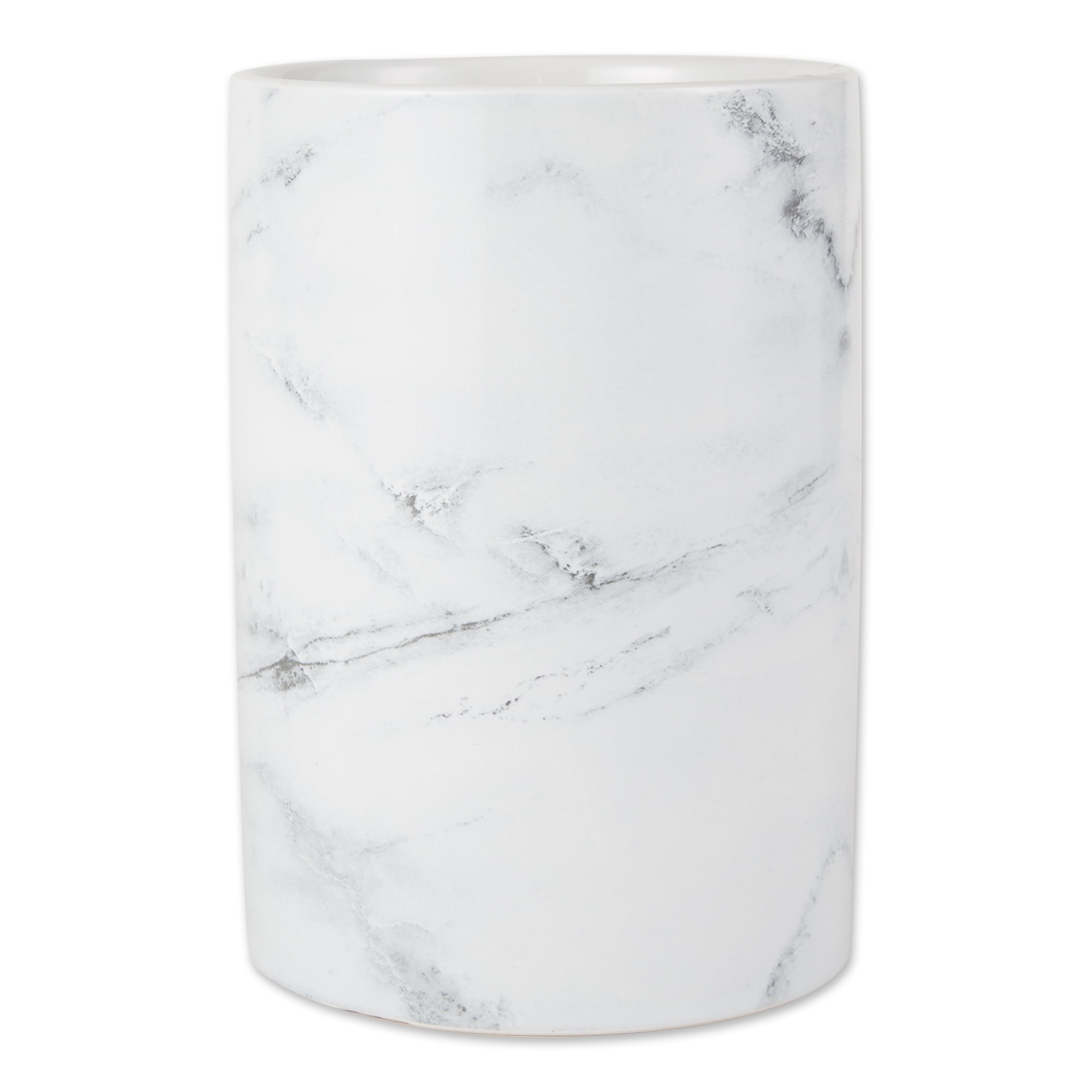 DII Kitchen Accessories Ceramic, Utensil Holder, White Marble - Walmart.com