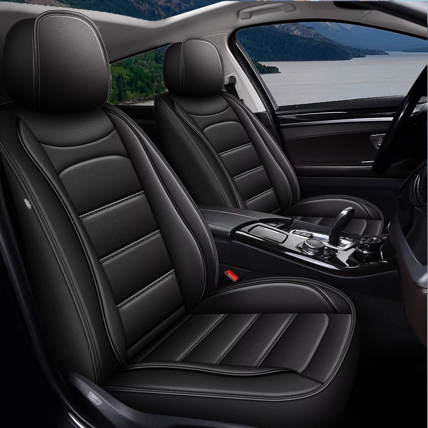 DIKSOAKR Car Seat Covers Fit for Volkswagen/VW Golf 2006-2021 Faux ...