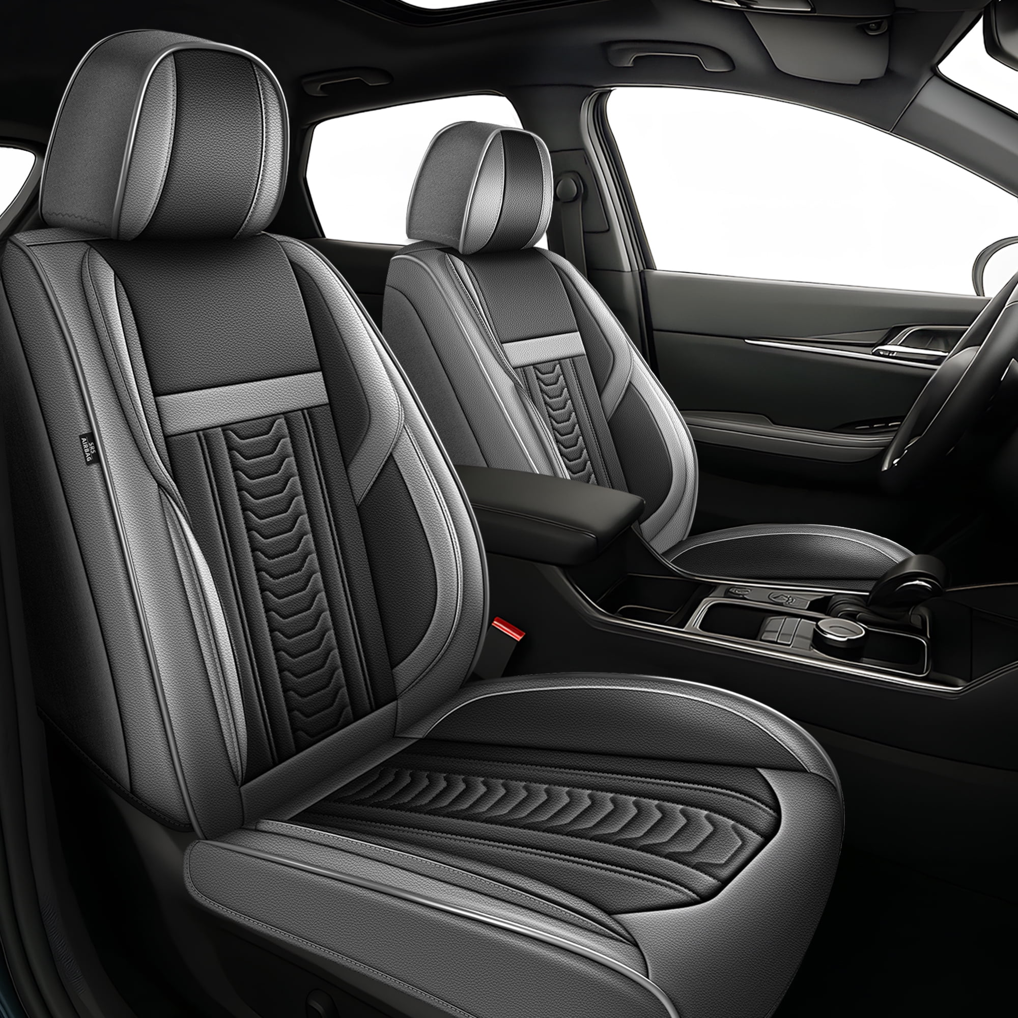 DIKSOAKR Car Seat Covers Front Seats for Ford Transit Connect 2010-2025 ...