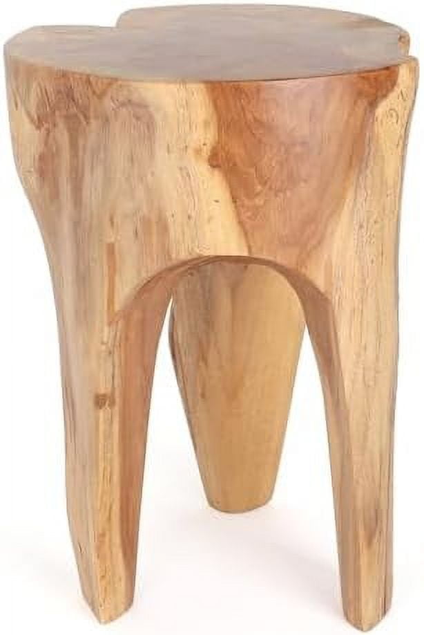 DIKTESSA Rutledge & King Java Teak Root Stool - Wooden Stool - Teak ...