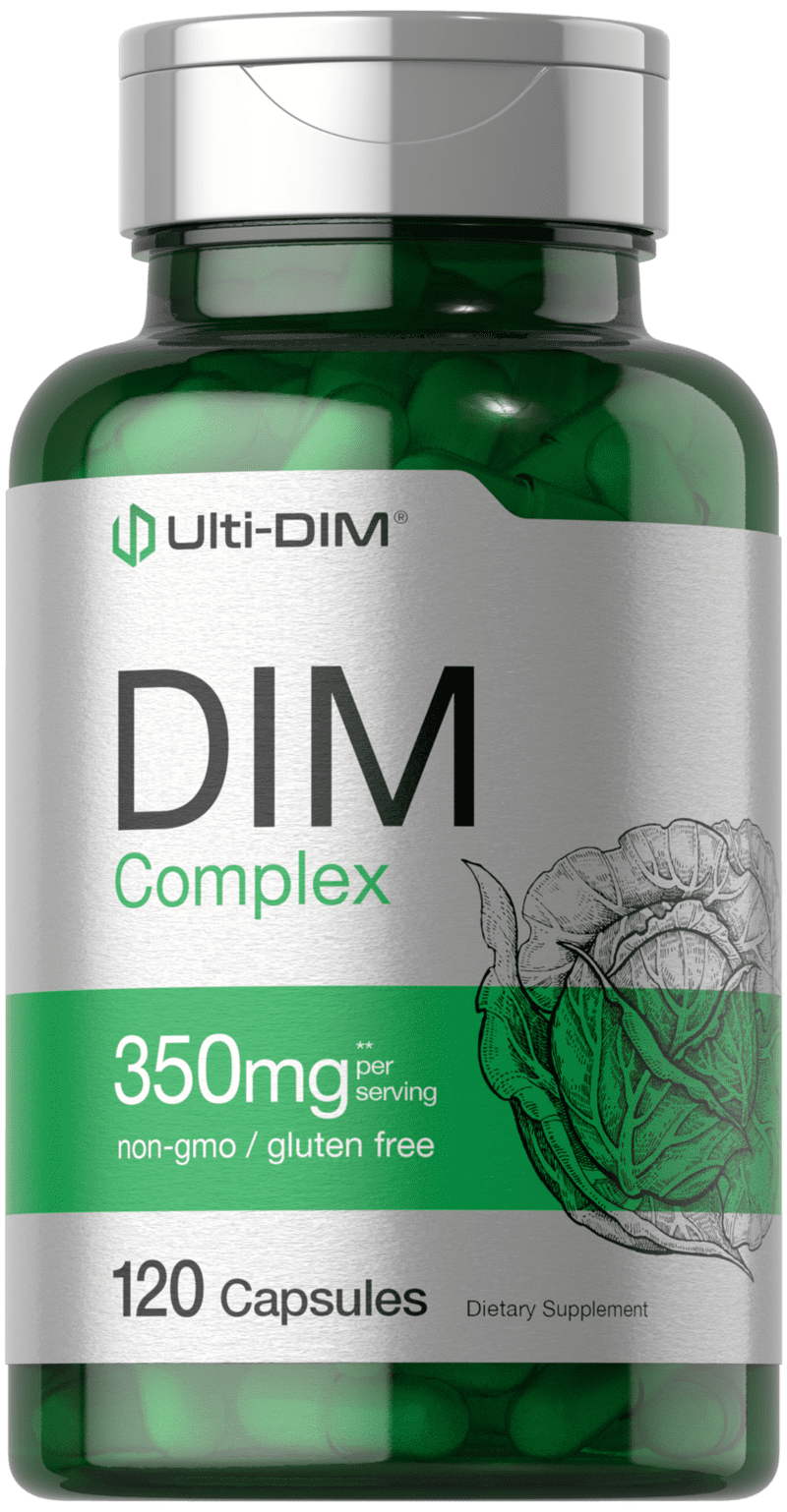 Horbaach DIM Complex Supplement 350mg Capsules with Broccoli and Kale ...