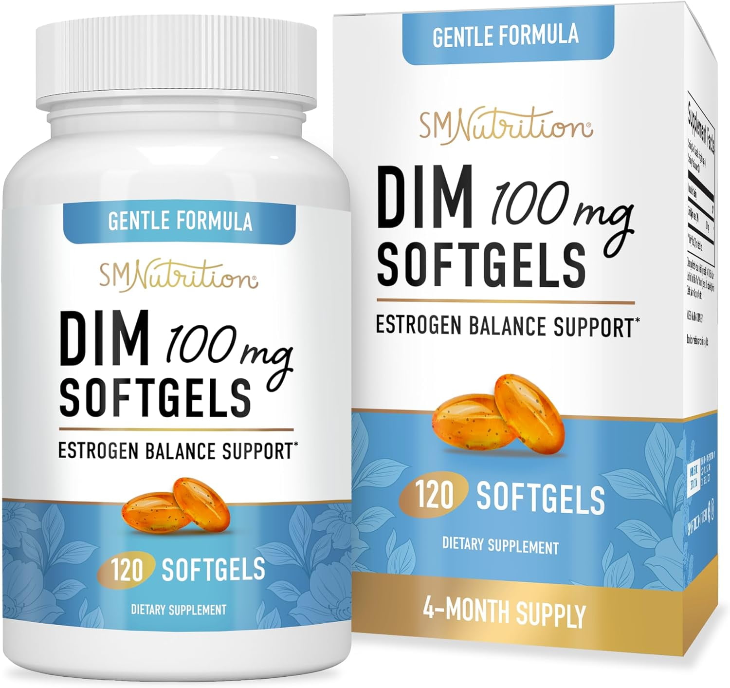 DIM Supplement 100 mg | Estrogen Balance for Women & Men | Diindolylmethane for Hormone Balance ...