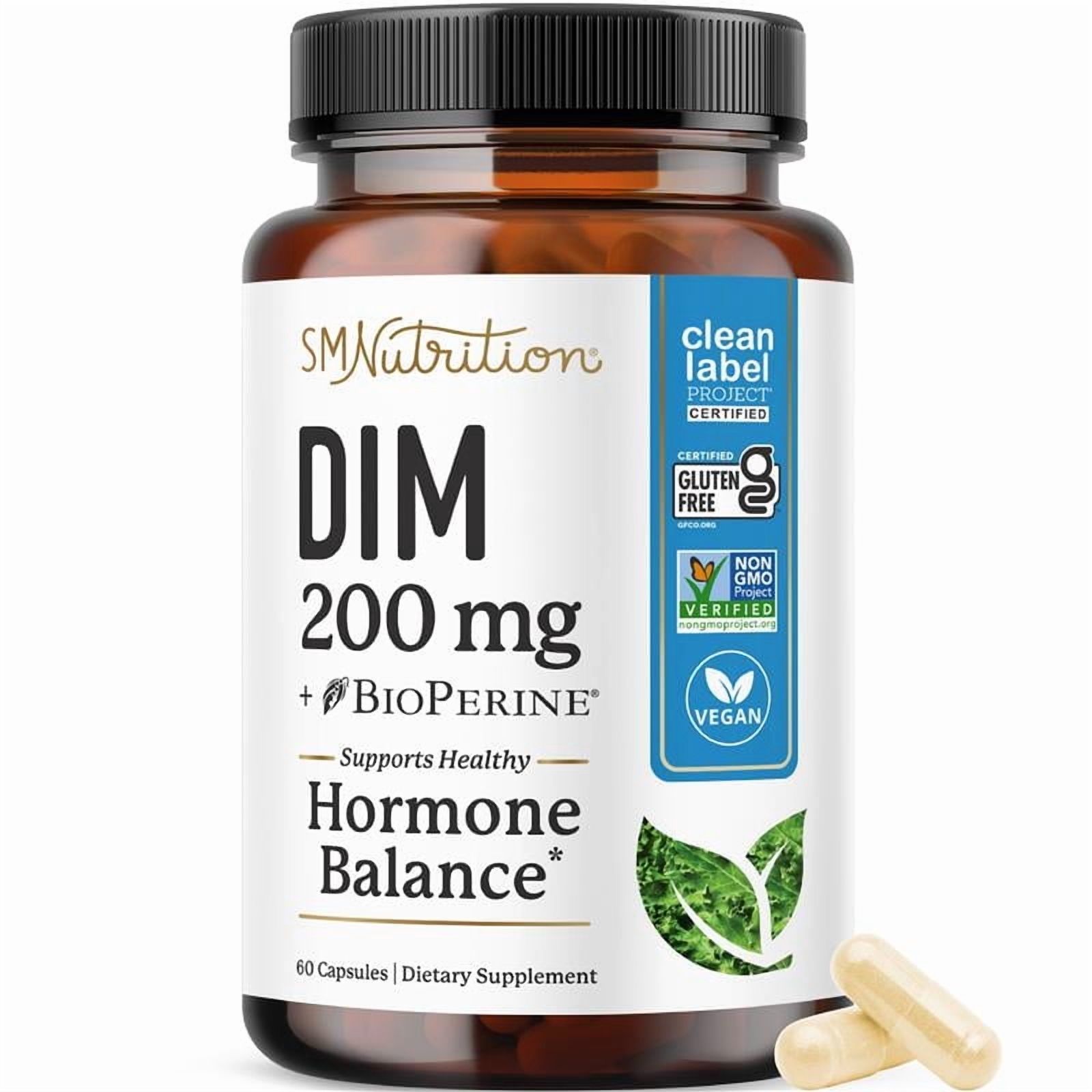SM Nutrition Menopause Supplement | DIM 200mg Hormone Balance for Women ...