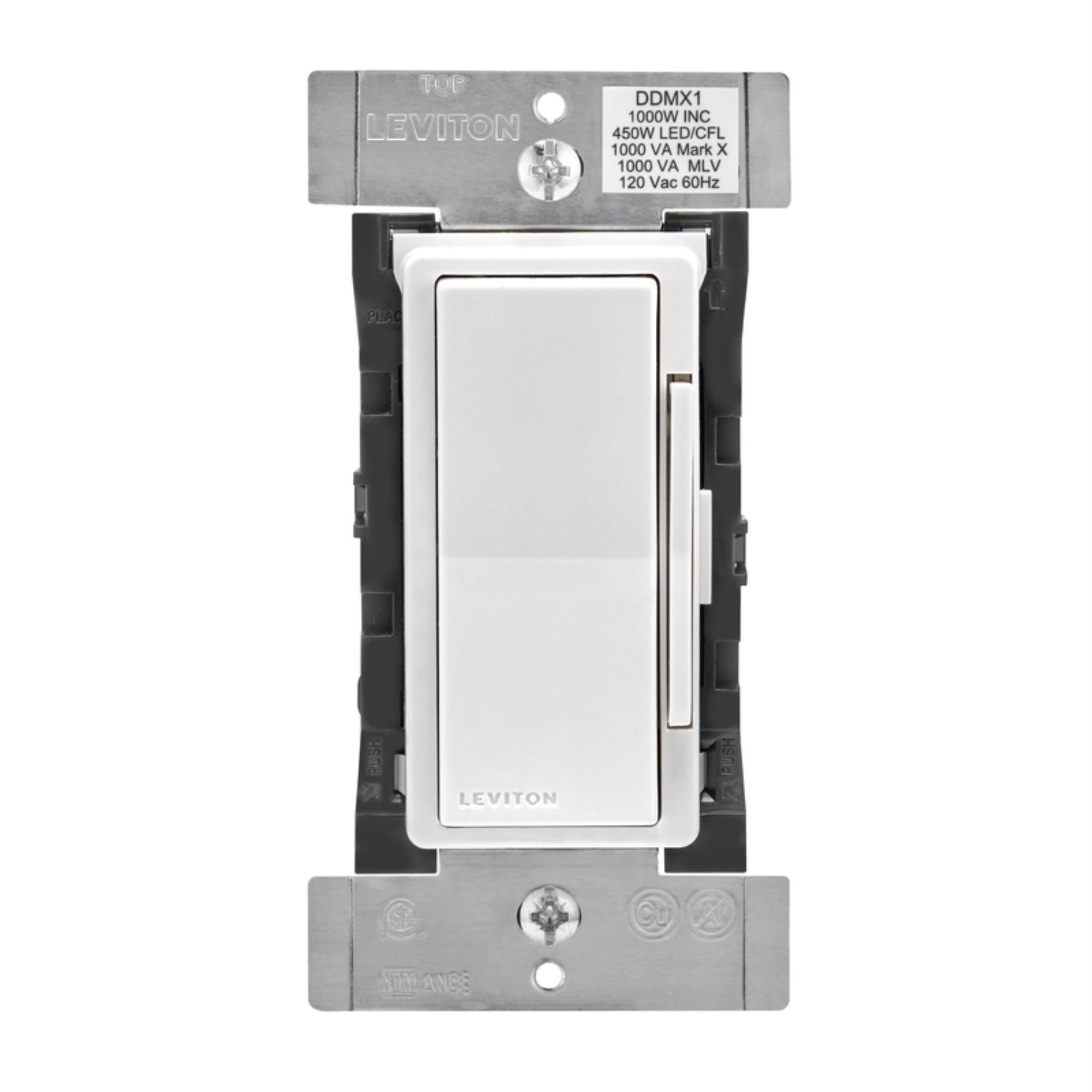 Leviton Decora Digital White 450 W Bluetooth Dimmer and Timer 1 pk ...