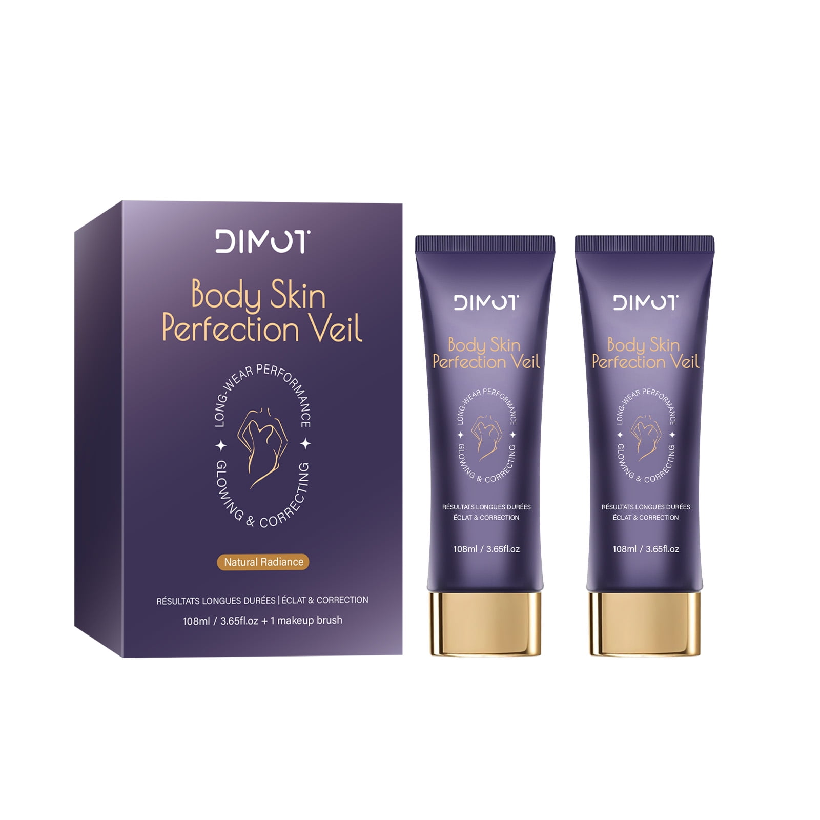 DIMOT 2PCS Body Coverage Perfector,All over Complexion Perfector, With ...