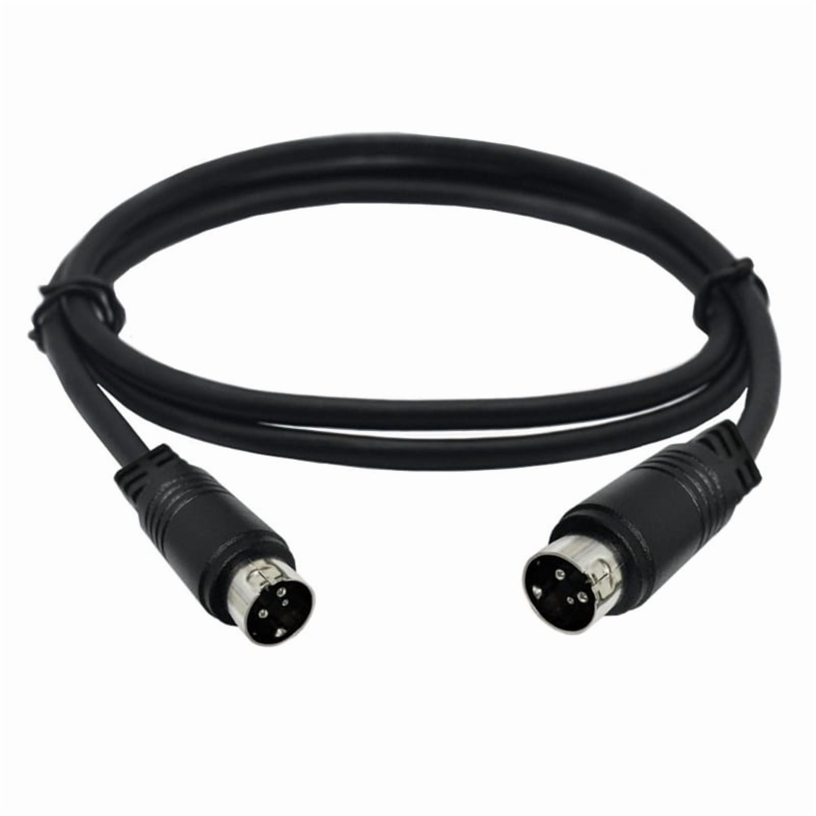 DIN 3pin Male to Male 3 Pin Transmission Cable for Music Player Power Auditory Video Security ...