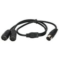Din 4pin To 2din 4pin Adapter Cable Professional Male To Female 4 Pin Mini Din Y Splitter Cable