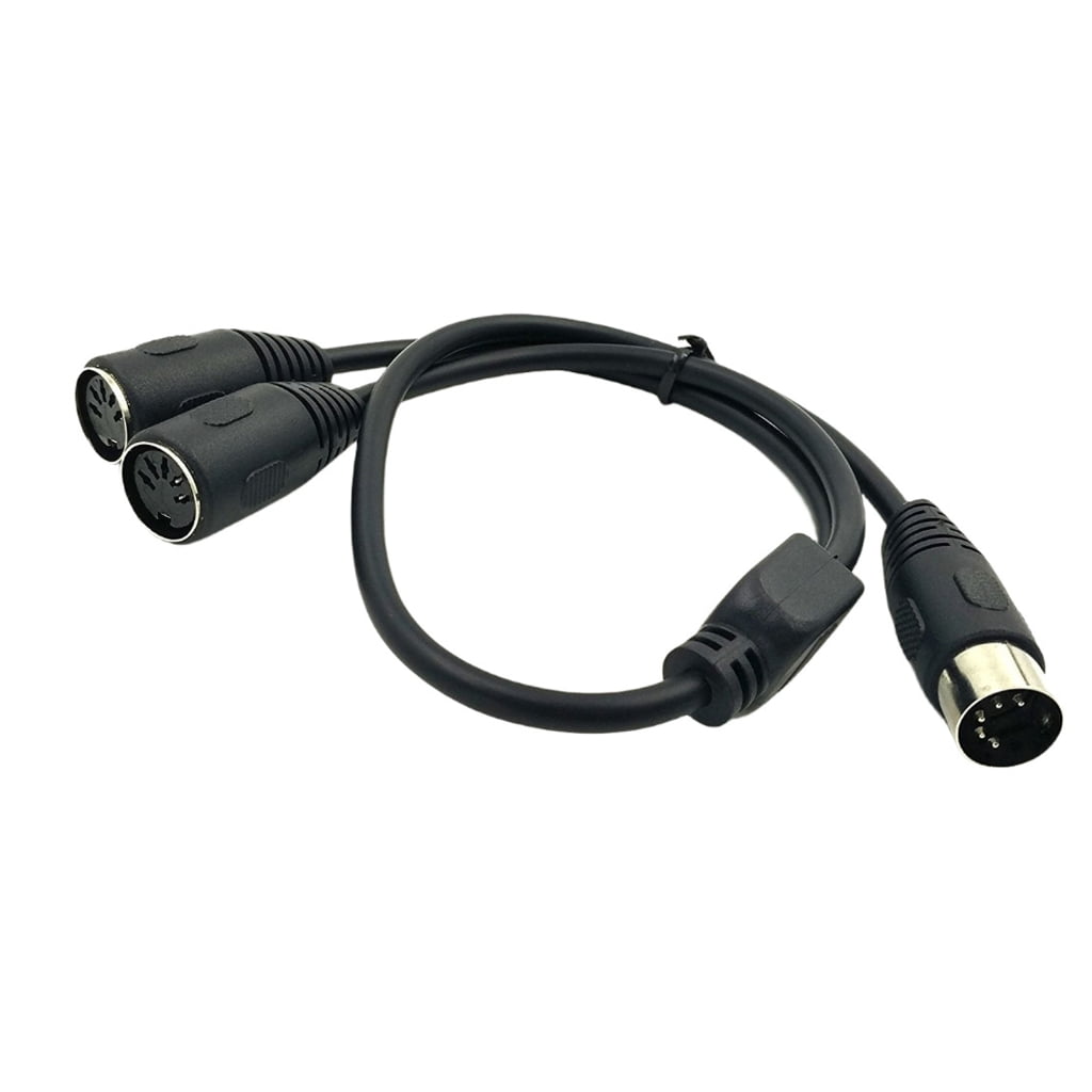 DIN 5 Pin Splitter Cable Male to Double Female DIN 5 Pin Adapter ...