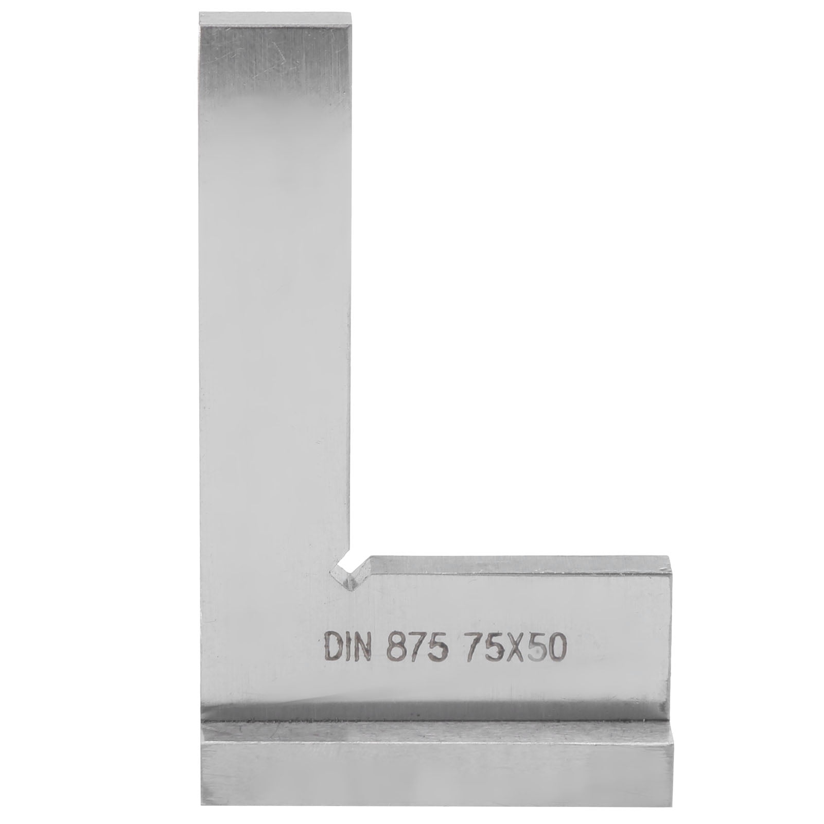 DIN 875 75x50 Square Edge Knife Ruler 90 Degree Angle Measuring Tool ...