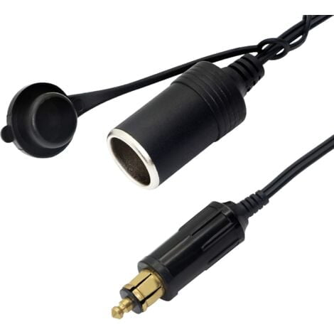 DIN Hella Powerlet Plug for Cigarette Lighter 18AWG European Male Plug ...